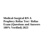 Medical-Surgical RN A Prophecy Relias Test / Relias Exam (Questions and ...