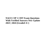 NACE CIP 2 Final Exam with Answers, NACE CIP 1 CBT Exam With Answers ...