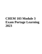 CHEM 103 Module 3 Exam Questions with Correct Answers 2024/2025 ...