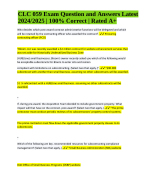 CLC 056 Analyzing Contract Costs Exam Questions With Answers, CLC Final ...