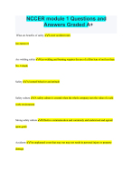 NCCER Module 6 Introduction to Construction Drawings Latest Update 2024 ...