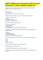 CNIM PRACTICE EXAM QUESTIONS WITH ANSWERS, CNIM ABRET Exam Questions ...