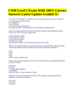 CWB Module 1 Questions With Answers, CWB Level 2 All Modules Exam With Answers, CWB Welding ...