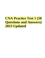 Certified Nursing Assistant (CNA) Exam Questions & Answers, CNA ...