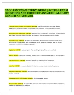 2026 NACC PSW Exam Prep: 70 Practice Questions and Answers - DocMerit