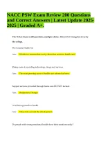 2026 NACC PSW Exam Prep: 70 Practice Questions and Answers - DocMerit