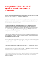Assignments | PYC1502 QUIZ QUESTIONS WITH CORRECT ANSWERS - DocMerit
