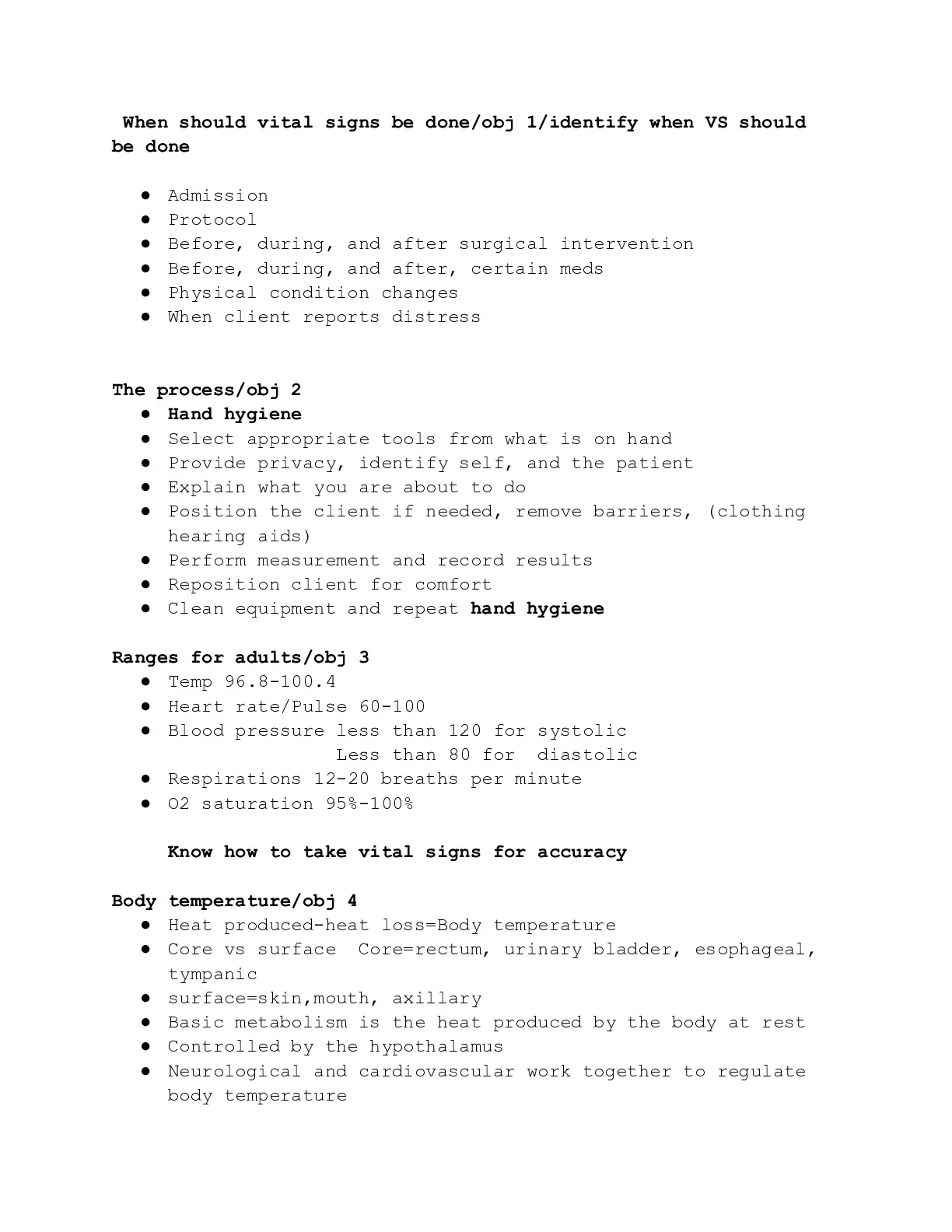 Vital signs basics - DocMerit