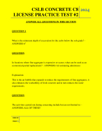 CSLB CONCRETE C8 LICENSE PRACTICE TEST BUNDLE DEAL - DocMerit