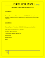 FLETC UPTP EXAM 1 QUESTIONS AND ANSWERS 2025 - DocMerit