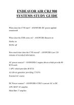 ENDEAVOR AIR CRJ 900 SYSTEMS EXAM BUNDLE DEAL - DocMerit