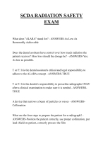 SCDA RADIATION SAFETY, SCDA RADIATION SAFETY EXAM, RADIATION SAFETY ...