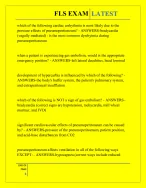 FLS EXAM QUESTIONS AND ANSWERS 2026 - DocMerit