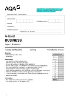2025 AQA A-level BUSINESS Paper 2 Business 2 Combined Question Paper ...