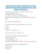 BKAT 9R EXAM LATEST UPDATE WITH ACTUAL QUESTION AND VERIFIED ANSWERS ...