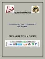 iHuman Case Study - Tod G, 57 yrs Old Male CC: Knee pain (Gout) - DocMerit