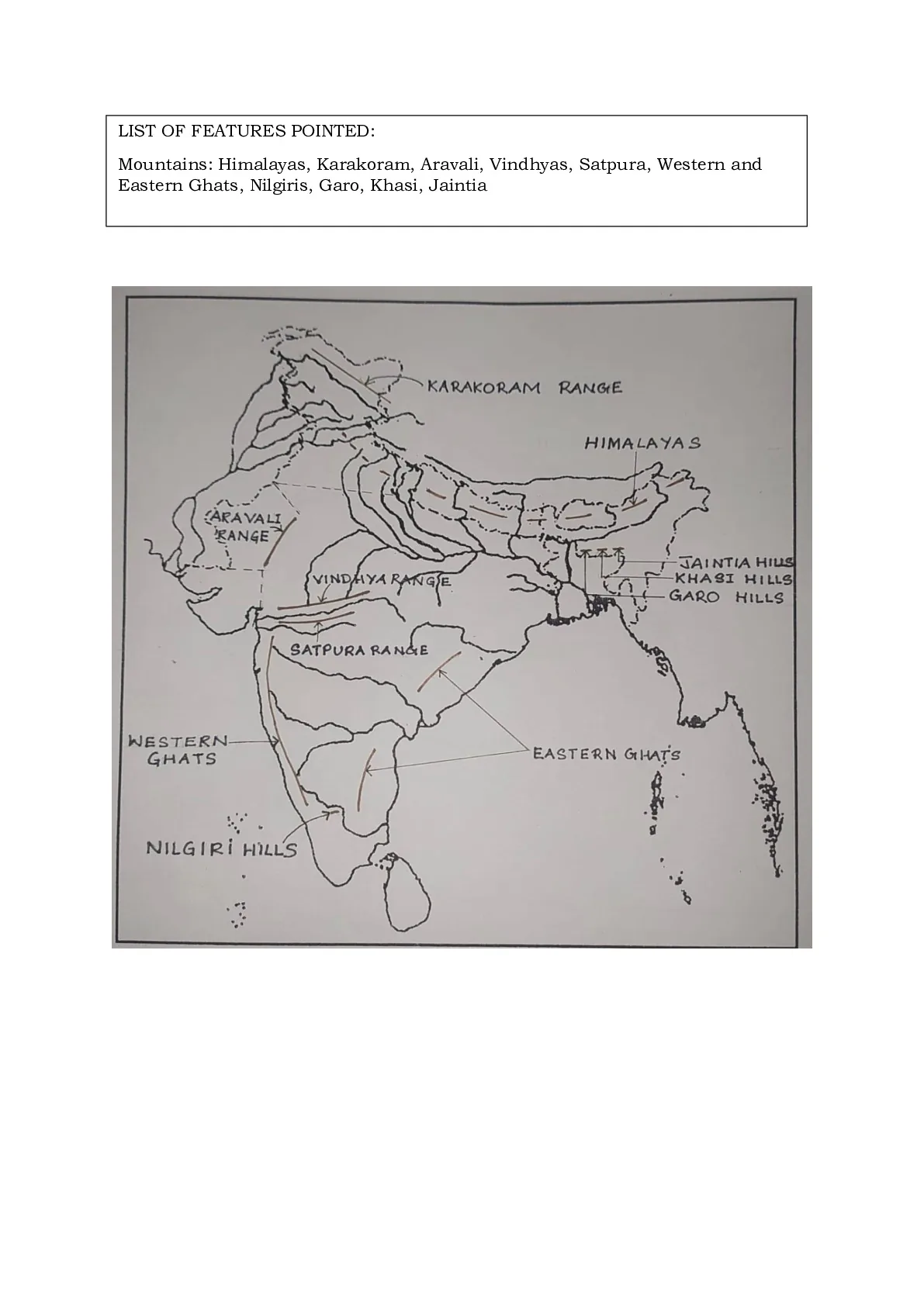 Class 10 Map of India for 9th And 10th students - DocMerit