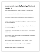human anatomy and physiology flashcard chapter 1 - DocMerit