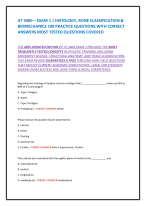AT 3400 – EXAM 1 | HISTOLOGY, BONE CLASSIFICATION & BIOMECHANICS 100 ...