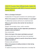 CRCST Practice Test Official Study Guide 9th Edition Questions with ...
