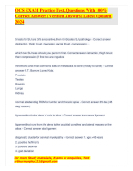 Ocs exam practice test questions with 100 correct answers 2024 - DocMerit
