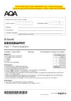2025 AQA A-Level Geography | Papers 1 and 2 Complete Exam Bundle with ...