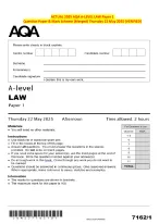2025 AQA A-Level Law | Complete Exam Bundle with Papers 1, 2 and 3 ...