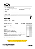 2025 AQA GCSE Physics (8463) | Foundation Tier Papers 1 and 2 Complete ...