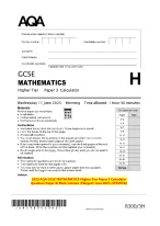 2025 AQA GCSE Mathematics (8300) | Higher Tier Papers 1–3 Complete Exam ...