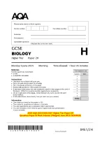 May–June 2025 AQA GCSE Chemistry Higher Tier Combined Question Papers ...