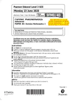 May 2025 Pearson Edexcel: GCSE (9–1) Business 1BS0/02 – Paper 2 ...