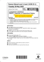 May 2025 Pearson Edexcel GCSE (9–1) Computer Science (1CP2) Combined ...