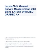 Jarvis Ch 9: General Survey, Measurement, Vital Signs LATEST UPDATED ...