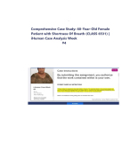 Comprehensive Case Study: 60-Year-Old Female Patient with Shortness Of ...