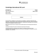 Cambridge International AS Level Mathematics 9709 23 Paper 2 Pure ...