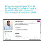 Comprehensive iHuman Case Study - A 54-Year-Old Male - DocMerit