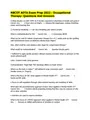 NBCOT AOTA Exam Prep 2022 - Occupational Therapy: Questions And Answers ...