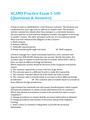 ACAMS Practice 2024 Exam Questions and Answers - DocMerit