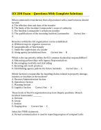 ICS 200 Exam – Questions With Complete Solutions - DocMerit
