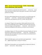 BUNDLE:- WGU D482 EXAMS - SECURE NETWORK DESIGN - DocMerit