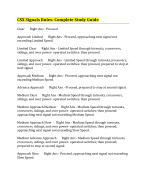 CSX Signals Rules: Complete Study Guide - DocMerit