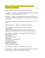 Risk Assessment Using CANS Assessment Tool: Questions and Solutions ...