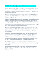 NIHSS - Post Test: Questions With Correct Solutions - DocMerit