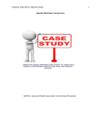 SOAP Note and Differential Diagnoses for iHuman Case "Carolyn Cross V3 ...