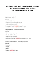 BAYCARE EKG TEST AND BAYCARE PERI-OP 101 COMBINED EXAM 2025 LATEST ...