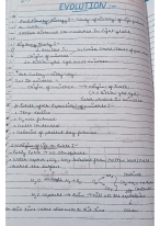 Biology Handwritten notes class 12 ( Evolution) - DocMerit