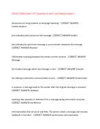 WGU D268 EXAM WITH CORRECT QUESTIONS WITH CORRECTRY ANALYZED ANSWERS ...