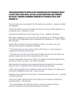 THE MASSACHUSETTS MEDICATION ADMINISTRATION PROGRAM (MAP) LATEST 2024 ...