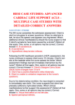 HESI CASE STUDIES: ADVANCED CARDIAC LIFE SUPPORT ACLS – MULTIPLE CASE ...