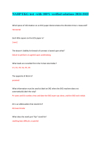 NAHP EKG test -with 100% verified solutions 2024-2025 - DocMerit